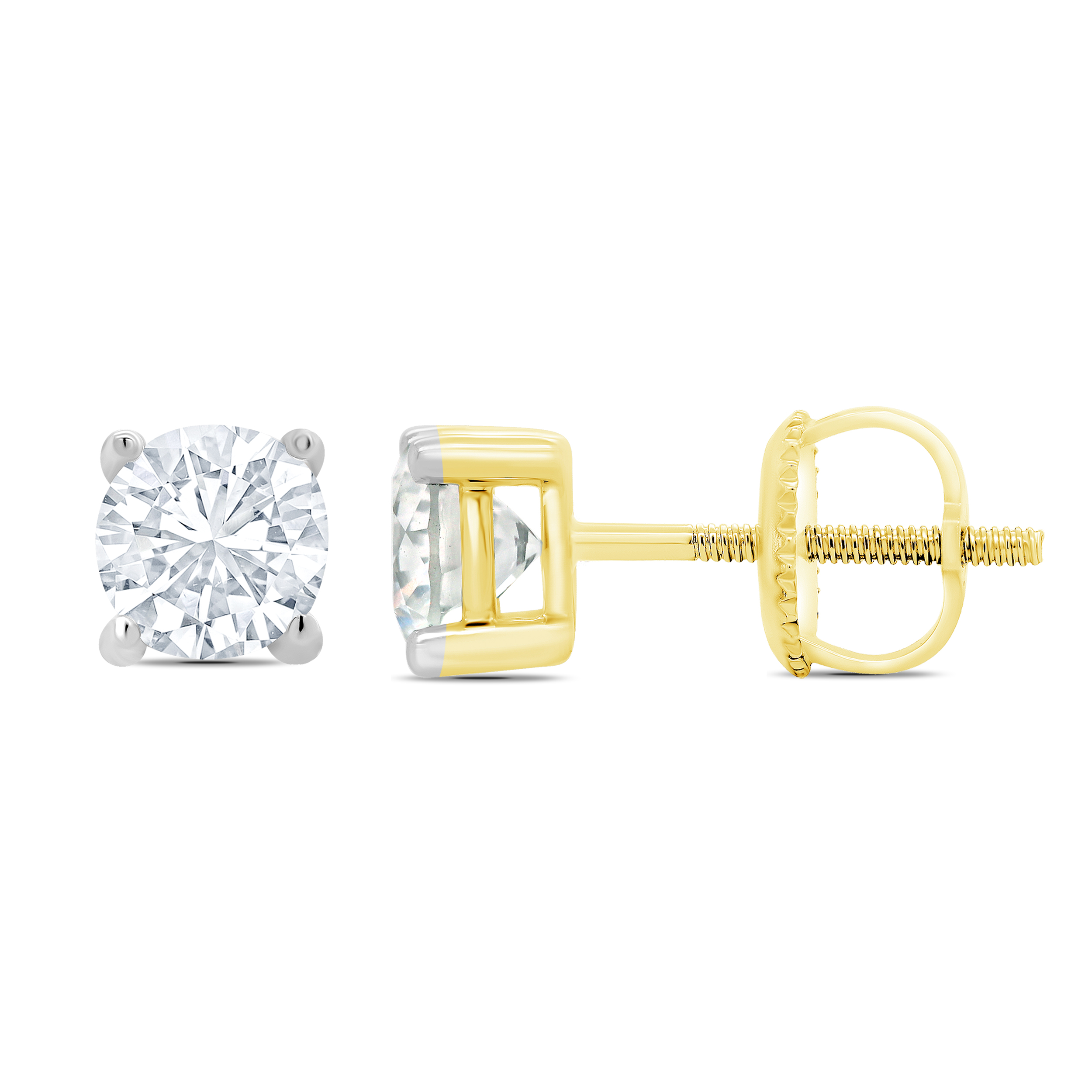 9ct Gold Diamond Stud Earrings 1.5 Carats Northumberland Goldsmiths